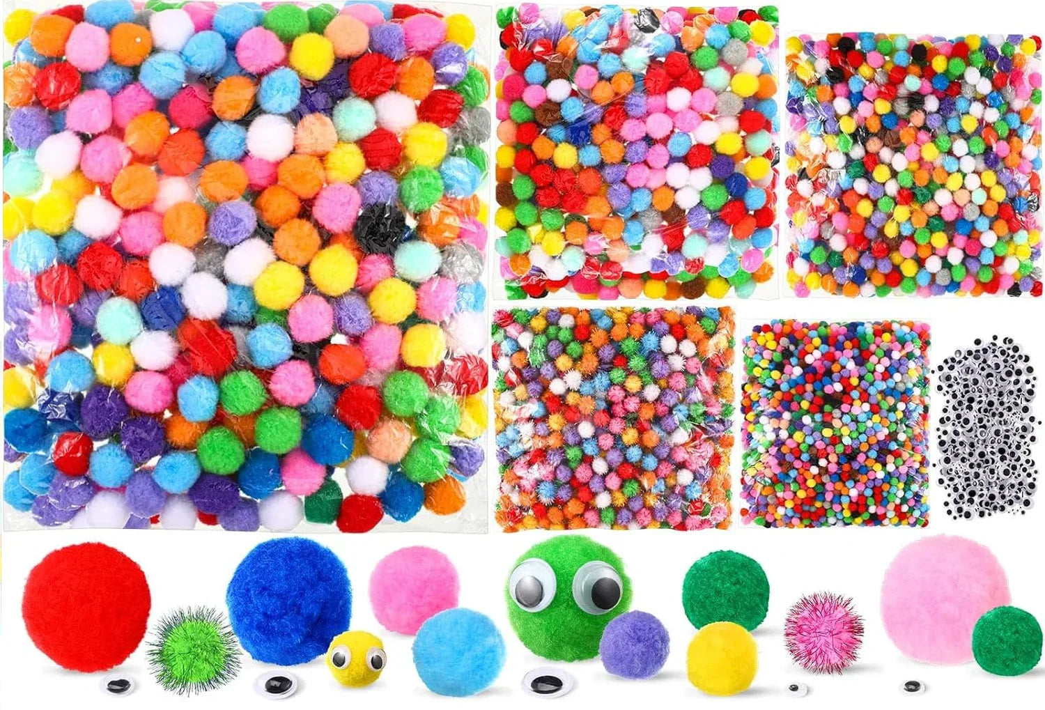 Craft Pom Poms & Art Supplies – Gramco School Supplies