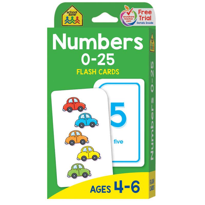 Numbers 0-25 Flash Cards – Gramco School Supplies
