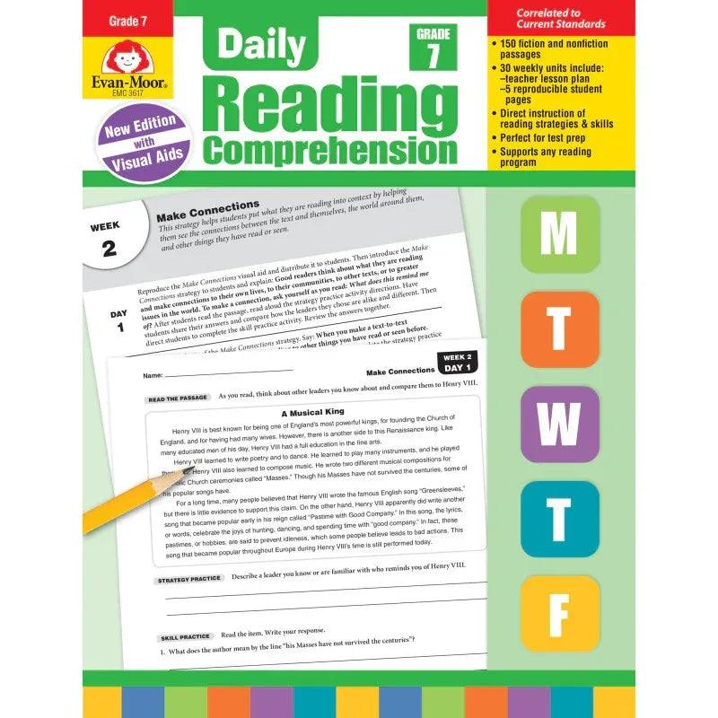 Daily Reading Comprehension, Teacher's Edition, Grade 7 – Gramco School ...