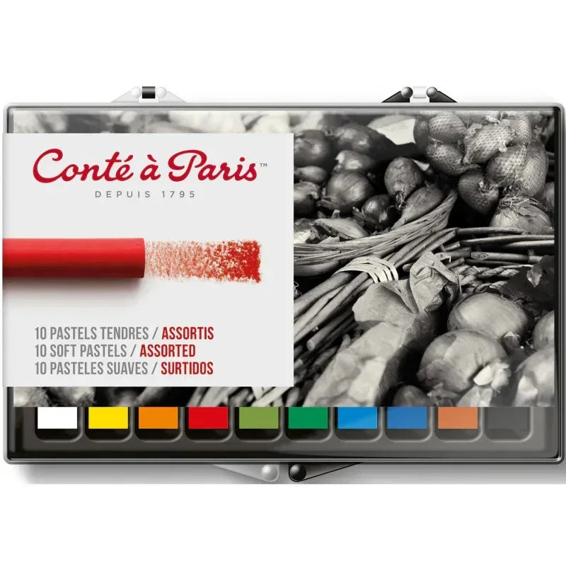 Soft Pastels, Assorted Colors, Set of 10 – Gramco School Supplies