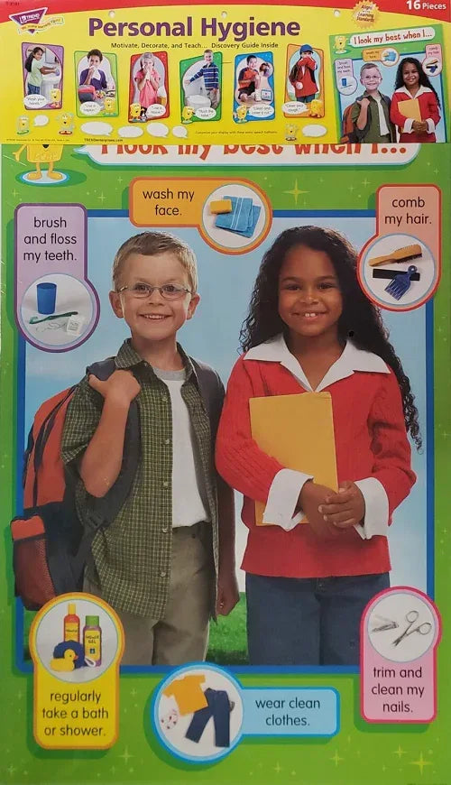 Personal Hygiene Bulletin Board Set – Gramco School Supplies