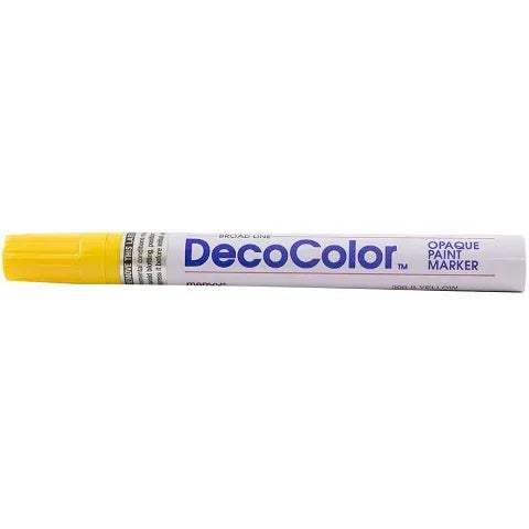 Uchida 300-S Marvy Deco Color Broad Point Paint Marker, Yellow – Gramco ...