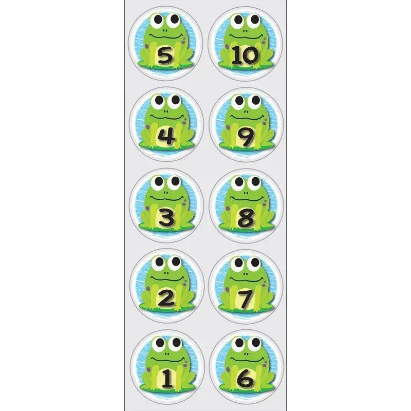The Original Fun Mat™, Sensory Spots™, 6" Numbers 1-10 Frogs Theme, 10 ...
