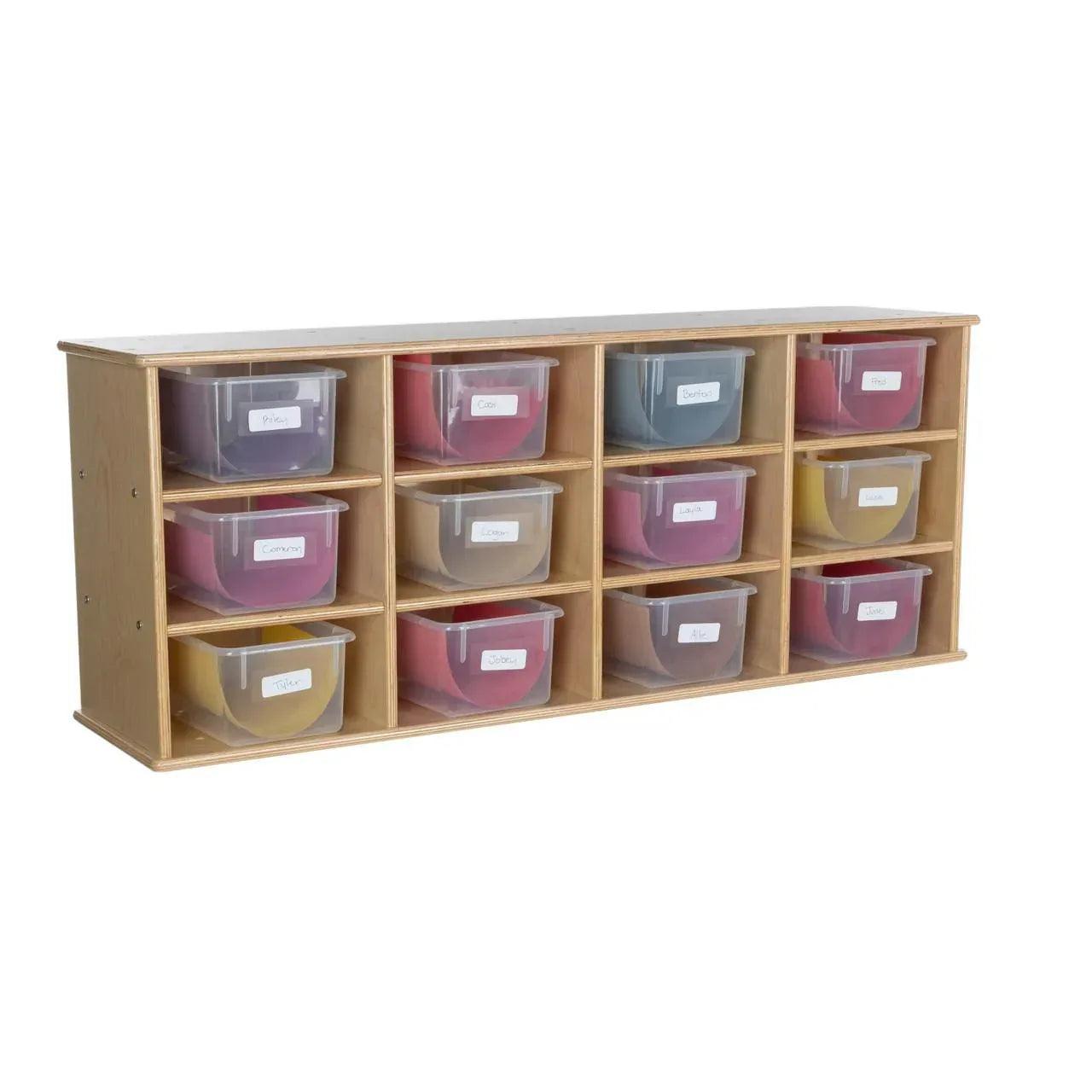 Contender Stackable Shelving Unit with 12 Cubbies -RTA – Gramco School ...