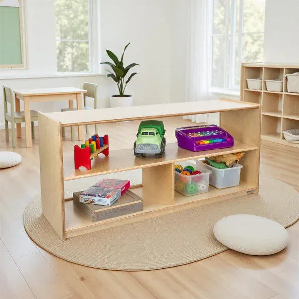 Versatile Shelf Storage with Acrylic Back - 23-1/2"H – Gramco School ...