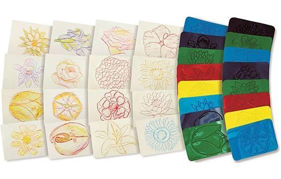 Roylco Flowers Rubbing Plates R5804 – Gramco School Supplies