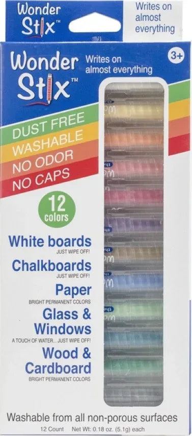 Wonder Stix™ - 12 colors (TPG637) – Gramco School Supplies